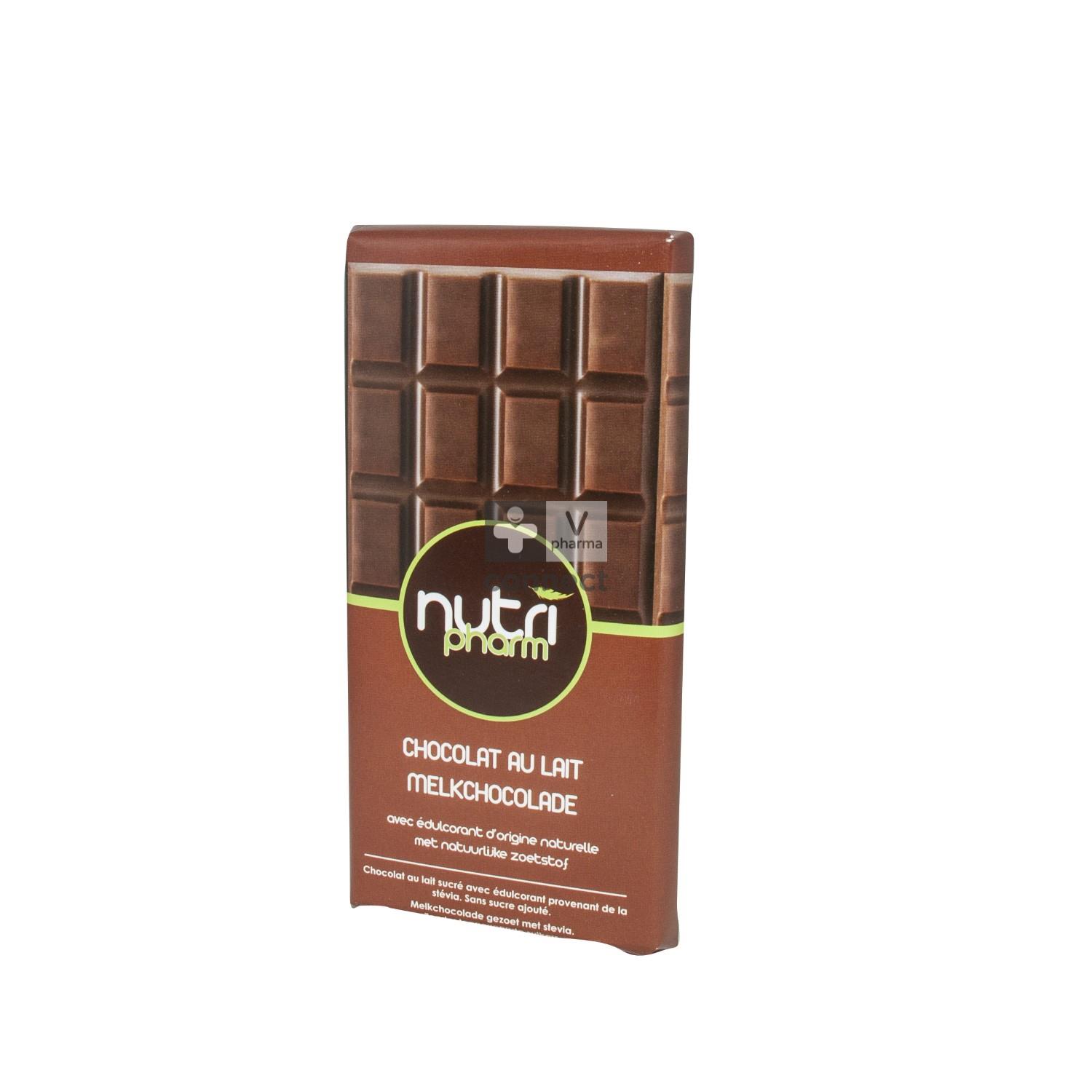 Nutripharm Tablette Chocolat Au Lait Stevia 85 g