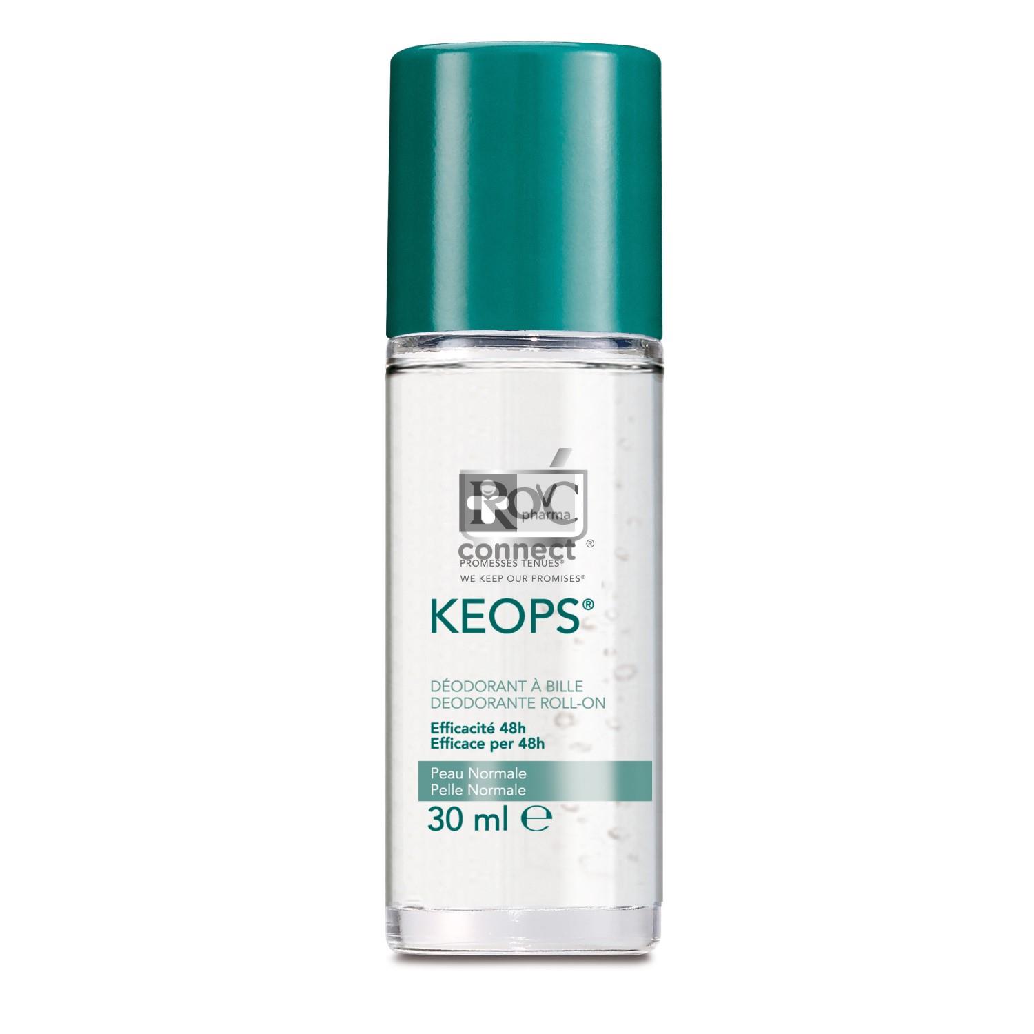Roc Keops Déodorant à Bille Sans Alcool 30 ml