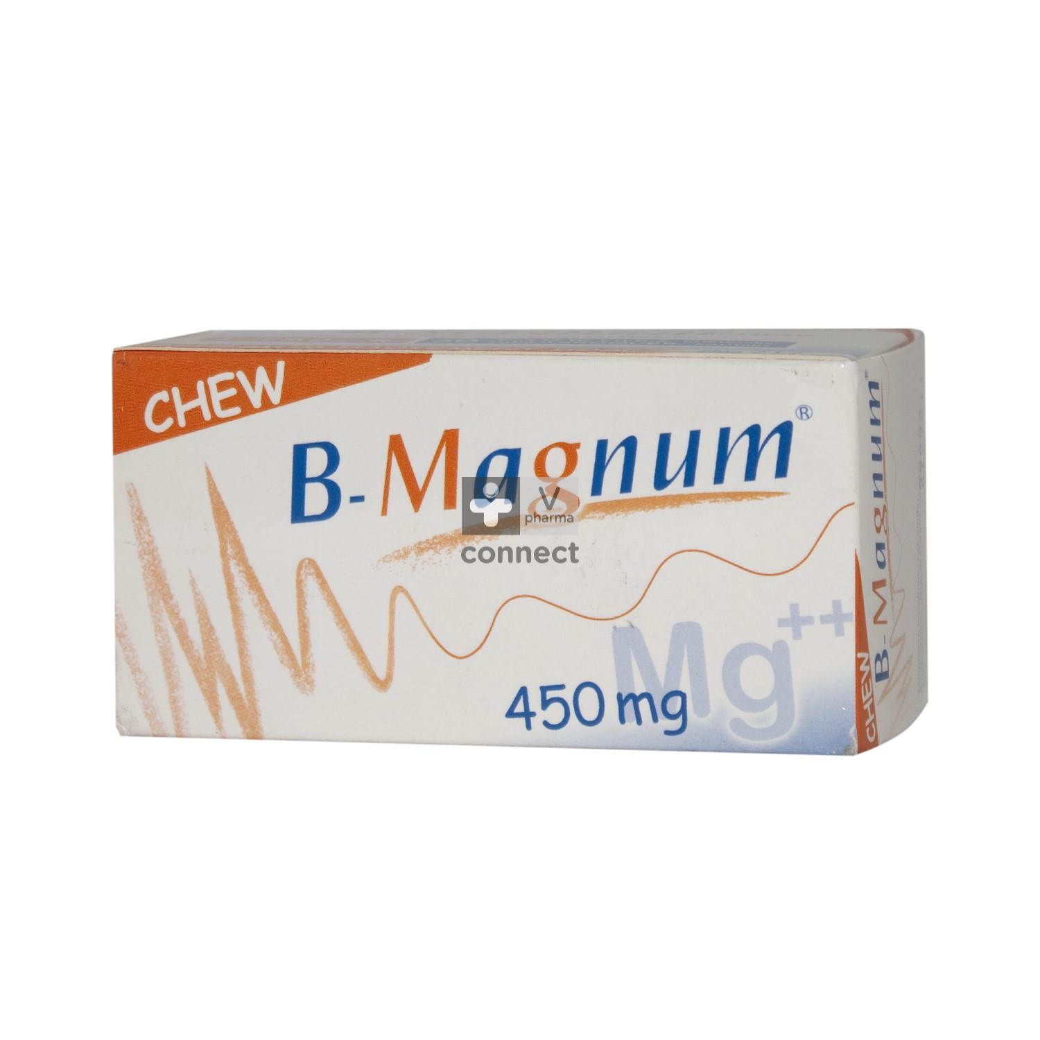 B-Magnum Chew Comprimes A Macher 30x450mg