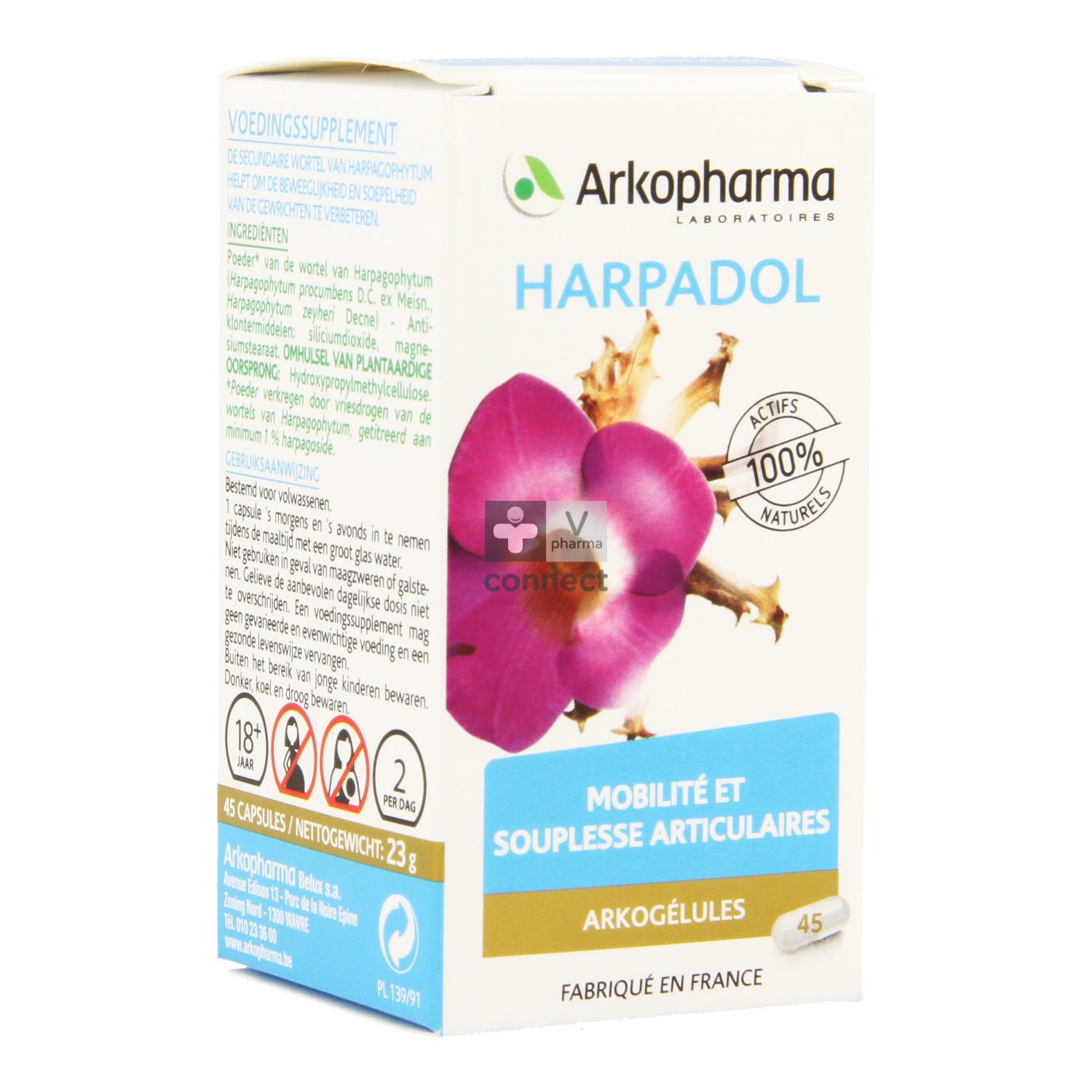 Arko Harpadol Harpagophytum 45 Gélules