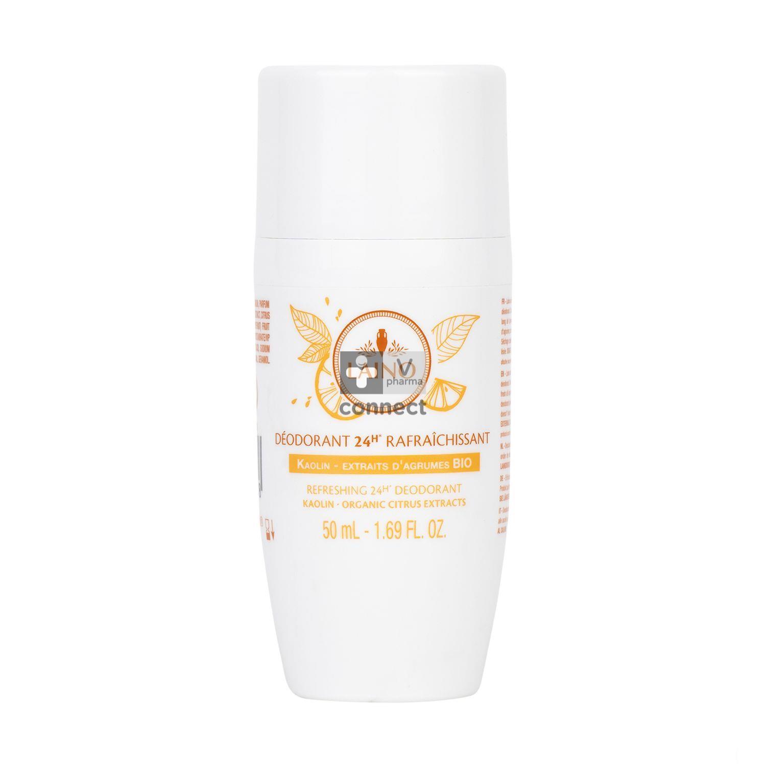 Laino Deodorant Fraicheur 24H Agrumes Bio 50 ml