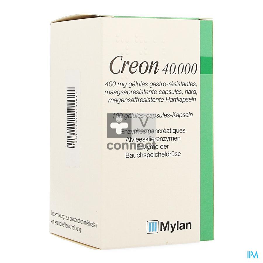Creon 400 mg 100 Gélules