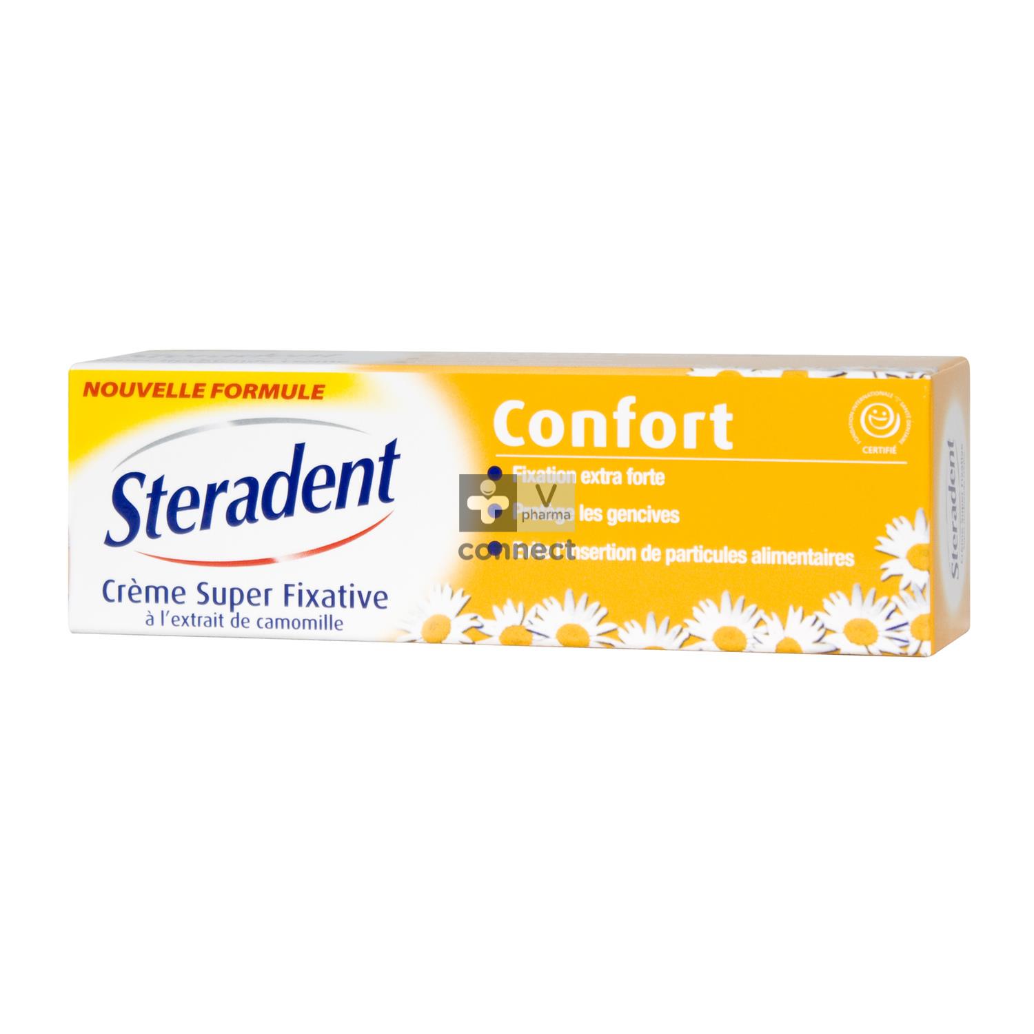 Steradent Fixative Creme Camomille 40ml