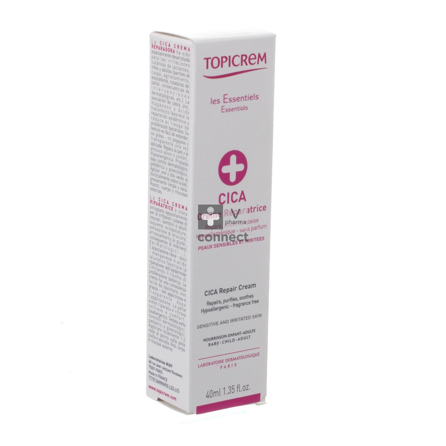 Topicrem Cica Crème Réparatrice 40 ml