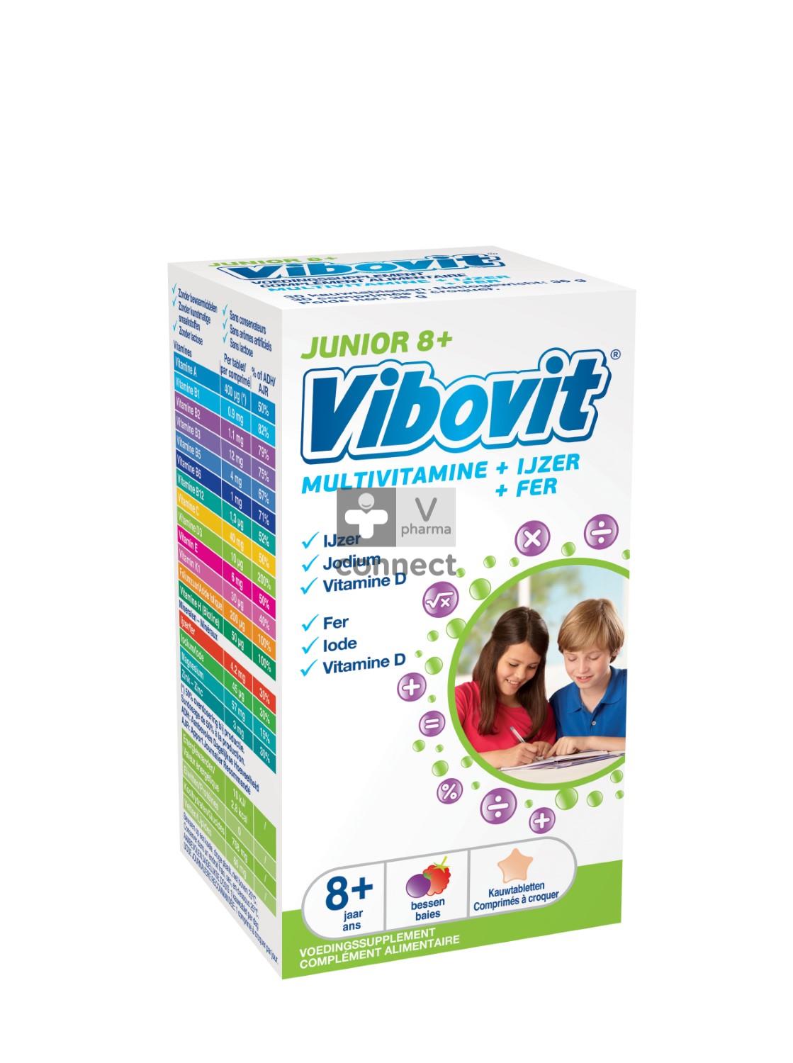 Vibovit Junior 8+ 30 Comprimés à Croquer