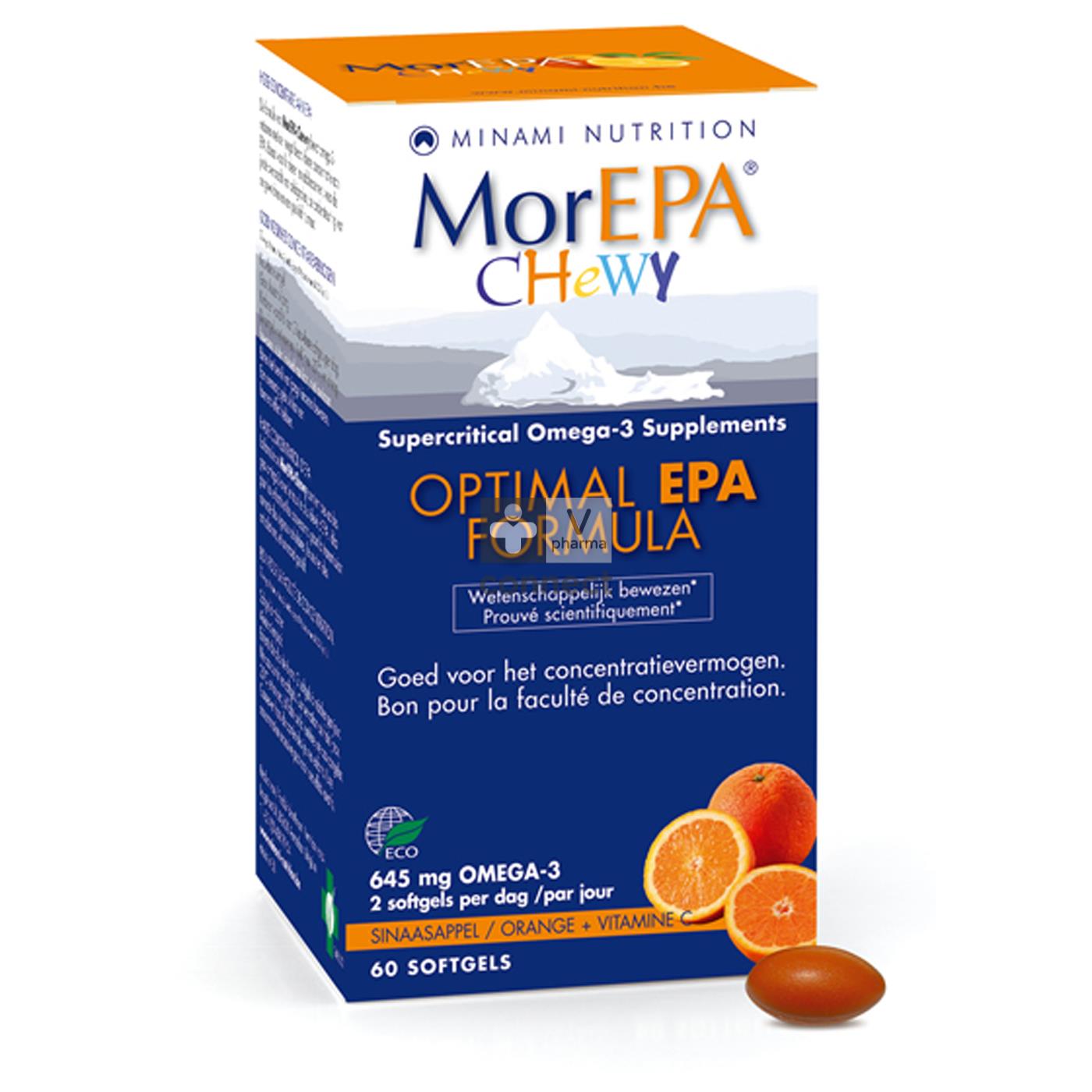MorEPA Chewy Orange 60 Gélules